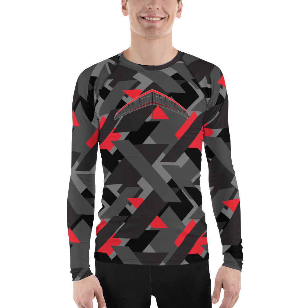 Dark Gray & Red Pattern | Men's Rash Guard/Speed Sleeve – THERMAL PILOT